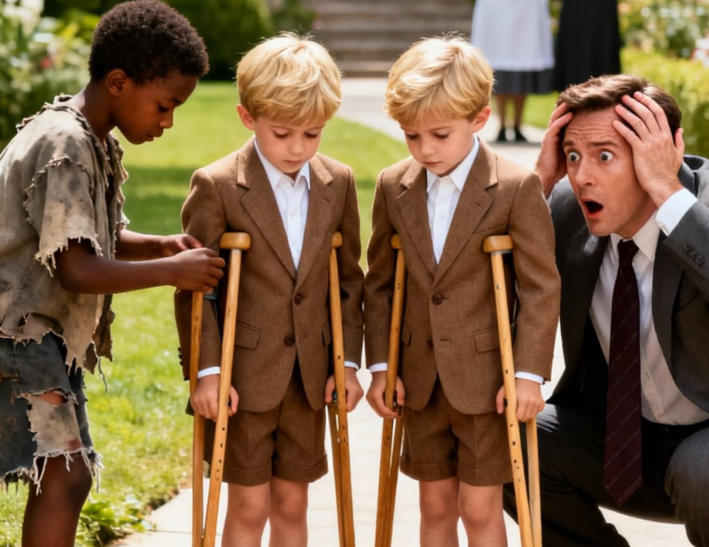 “HEAR ME OUT, KID—HEAL MY TWINS AND I’LL ADOPT YOU.” The billionaire ...